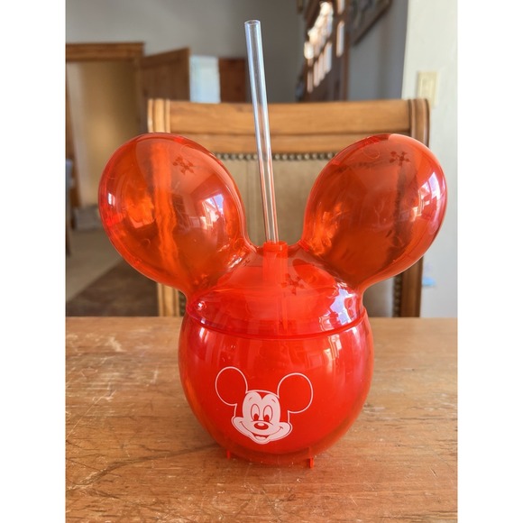 Disney | Accessories | Disney Parks Mickey Mouse Red Balloon Sipper Cup ...